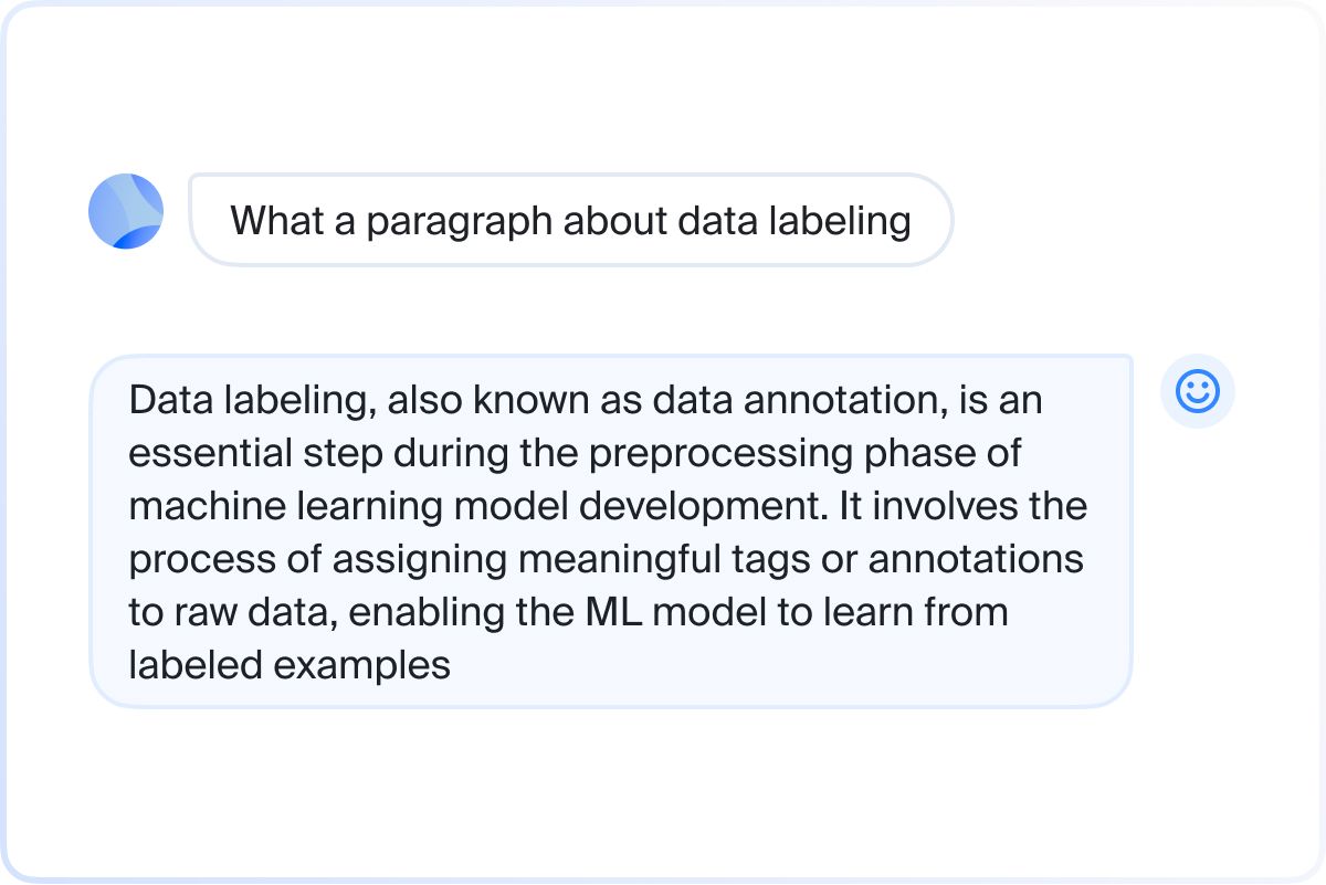 Data labeling for Generative AI and LLM